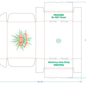 Peach Pack Box Only - Index Packaging