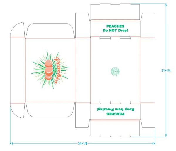 Peach Gift Packs - Peach Shippers | Index Packaging, Inc.