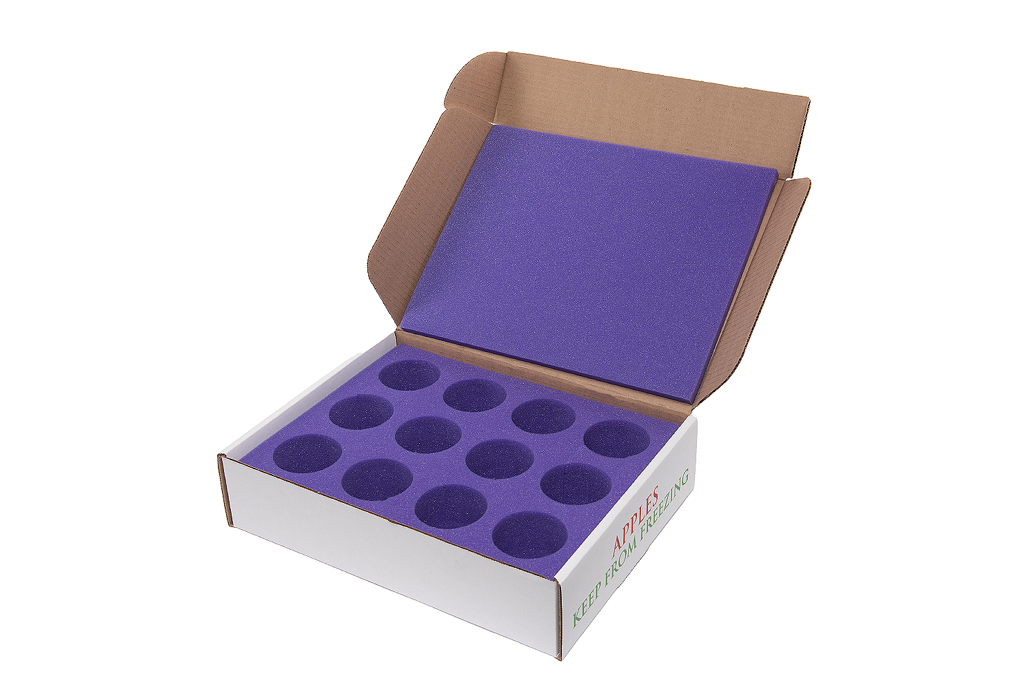 Apple Gift Packaging - Corrugated Boxes and Foam Inserts