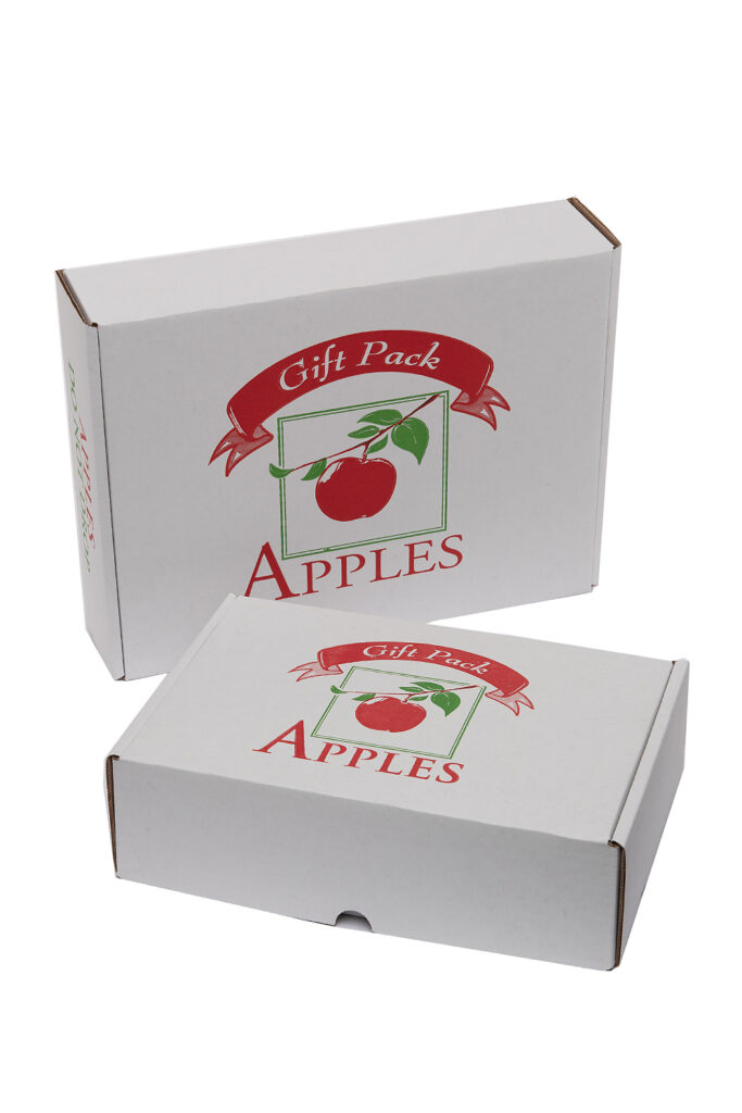 Apple Gift Packaging - Corrugated Boxes and Foam Inserts
