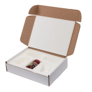 Apple Gift Packaging - Corrugated Boxes and Foam Inserts